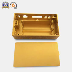 China Yellow Coated Cnc Mechanical Parts Electronic Cigarette Aluminum Case supplier