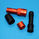 High Performance Cnc Precision Turned Components Black Aluminum Anodized Shaft supplier